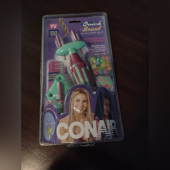 Conair | Other | Vintage Quick Braid Styling Kit | Poshmark